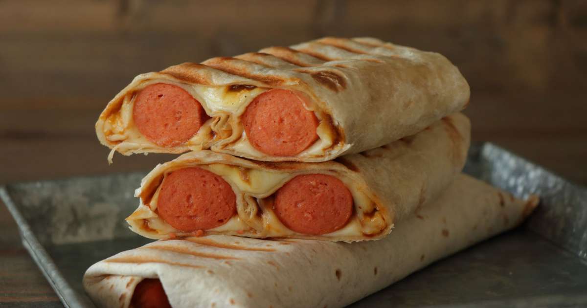 Διπλό hot dog τορτίγια - paxxi