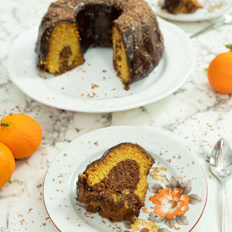 Vegan κέικ μανταρίνι σοκολάτα με γλάσο - paxxi